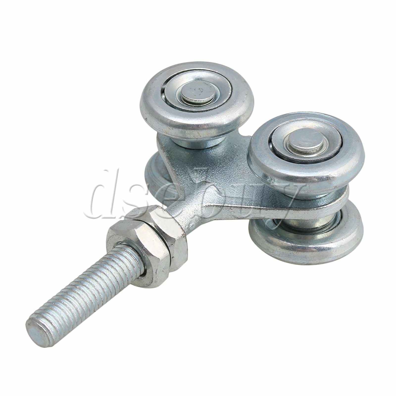 2pcs Sliding Roller Hanging Door Rail Trolley Double Wheel H4-3 Silver ...