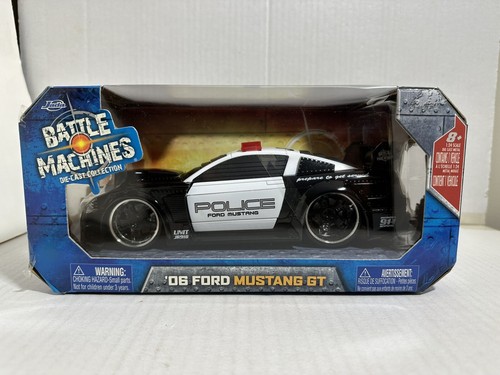 JADA BATTLE MACHINES 2006 FORD MUSTANG GT POLICE 1:24 DIECAST MODEL CAR ...