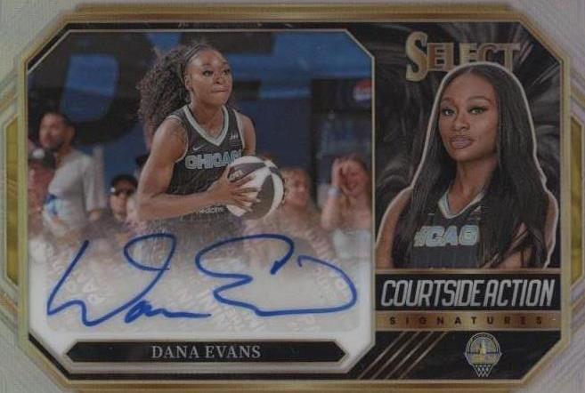 2024 Panini Select WNBA - Courtside Action Signatures Dana Evans #CSA ...