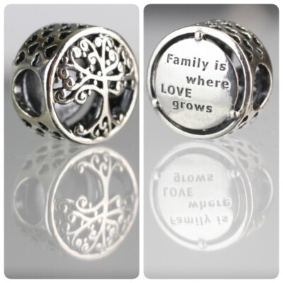 Pandora Stammbaum Lebensbaum Charm 925 Sterling Silber 797590 Family V2 ...