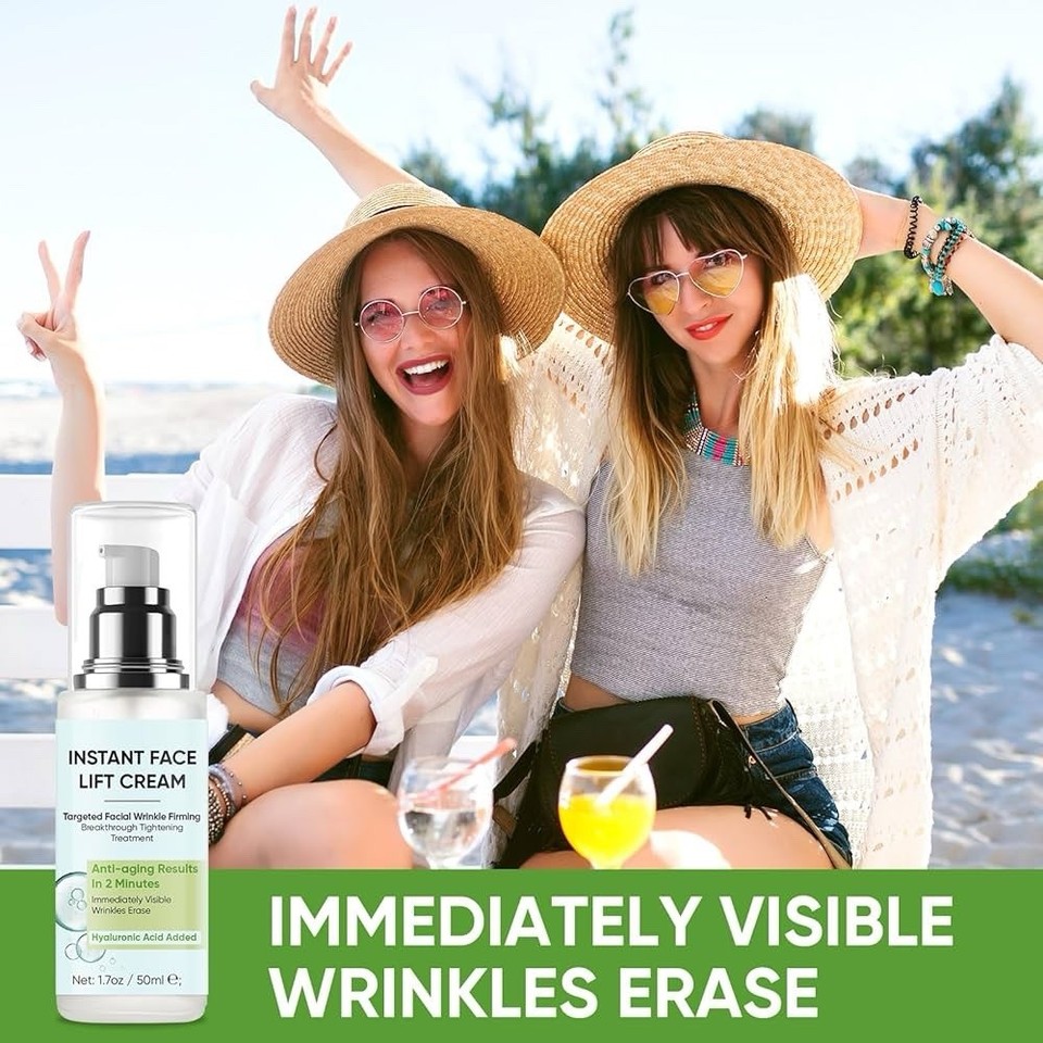 Instant Face Lift Cream, 2-Minute Temporary Tightening Wrinkle Cream ...