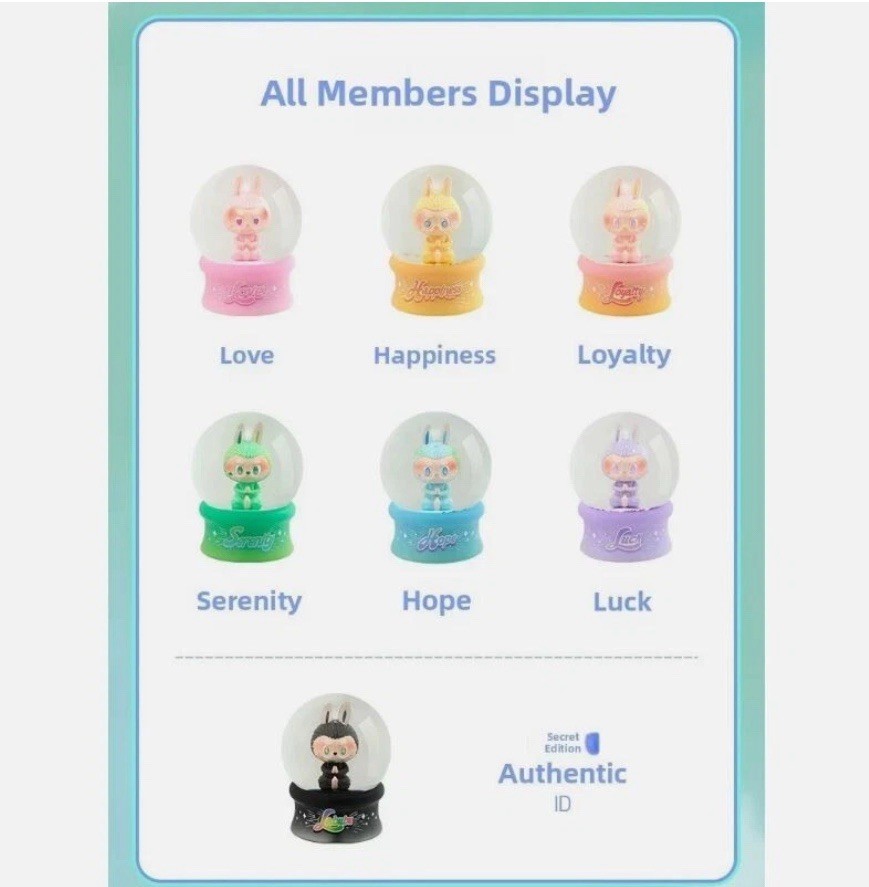 POPMART Big Into Energy Labubu Snow Globe 1pcs Blind Box Sealed | eBay