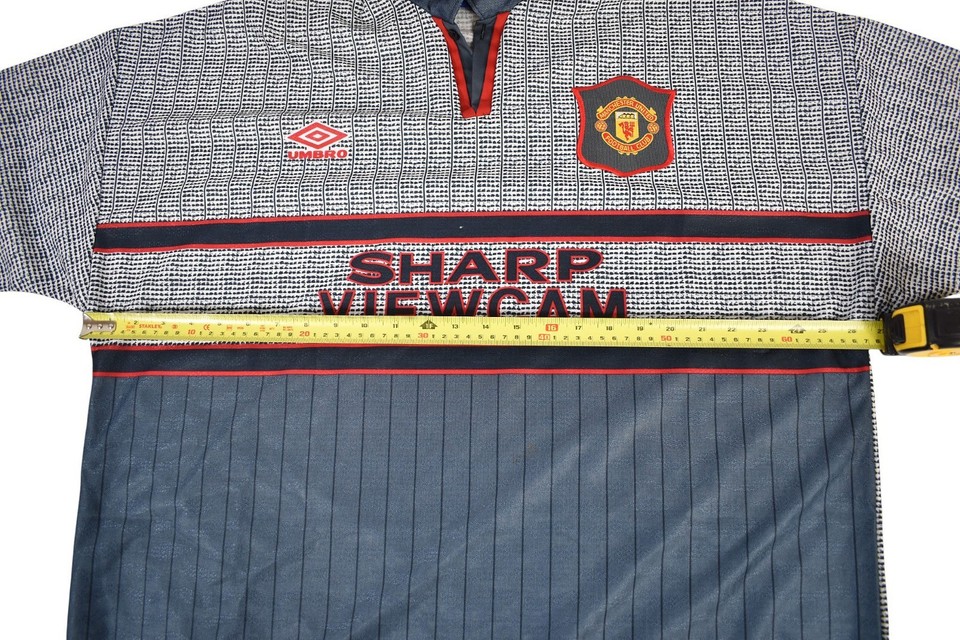 1992/94 Manchester United Umbro Sharp Away Football Shirt Jersey XXL ...