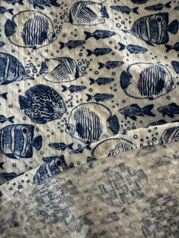 NWT Robert Graham Men's 3XL Fenwick Fish Print Short Sleeve Button-Up ...