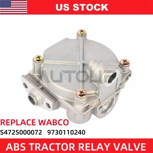 ABS TRACTOR RELAY VALVE REPLACE WABCO S4725000072 9730110240 USA | eBay