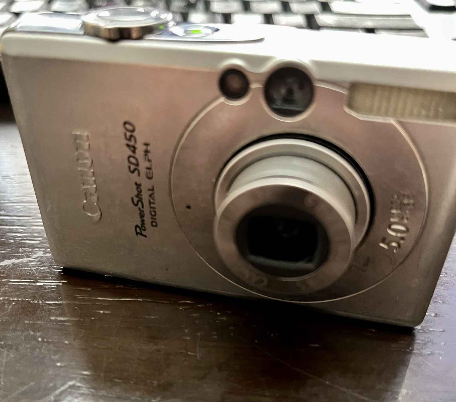 Canon PowerShot SD450 Digital Elph 5.0MP 5x Digital Camera - For Parts ...