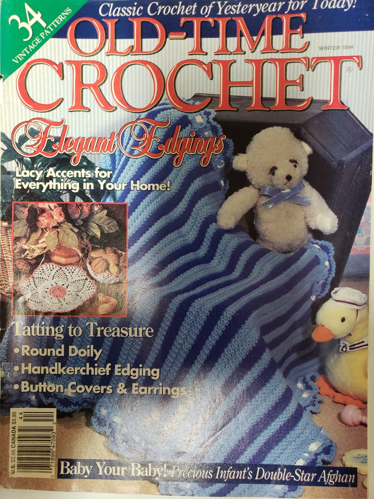 Old Time Crochet Magazine Winter 1994 | eBay