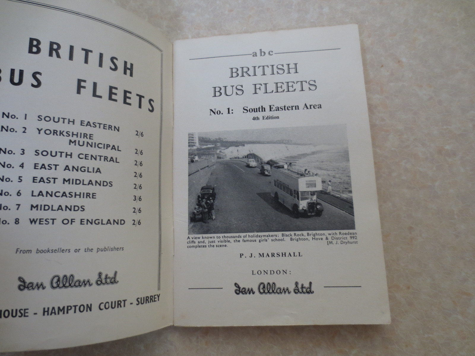 1960s British Bus Fleets - South Eastern Area Ian Allen ABC information ...