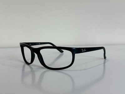 Ray Ban RB 2027 W1847 Rectangle DeLuxe Wrap Black Sunglasses Frame Only ...