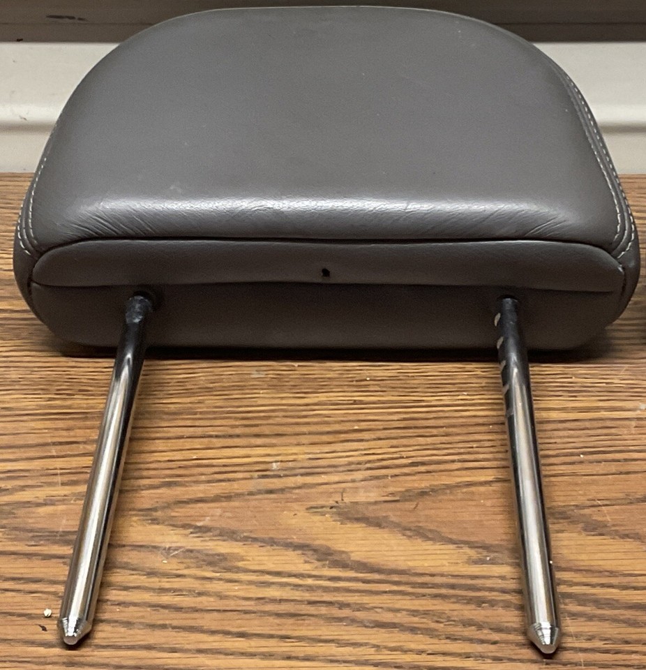 02-05 FORD EXPLORER MOUNTAINEER FRONT SEAT HEADREST Set GRAY LEATHER ...