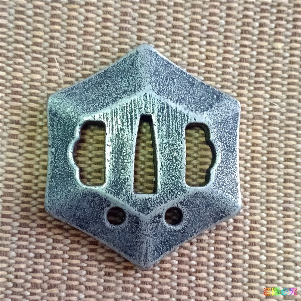 Japanese Iron Steel Tsuba Guard Handguard For Japan Wakizashi Sword ...