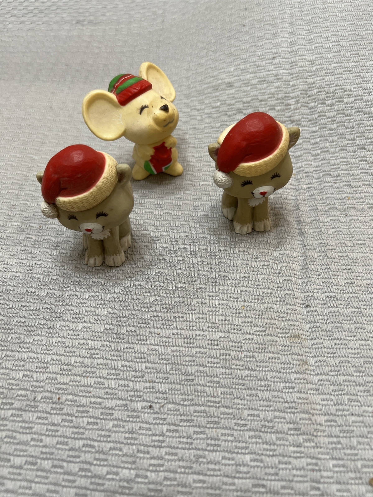 Vintage Hallmark Christmas Mouse Set Of Three | eBay