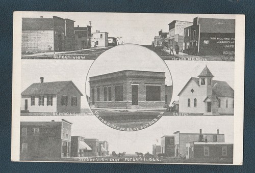 FORBES NORTH DAKOTA MULTI VIEW OLD POSTCARD | eBay