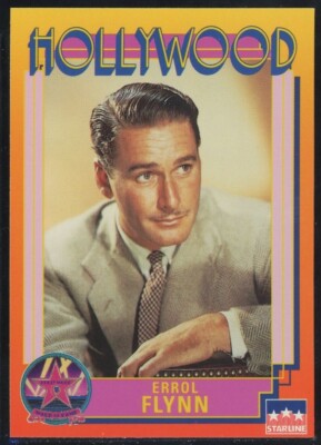 1991 Starline Hollywood Errol Flynn Actor #90 | eBay