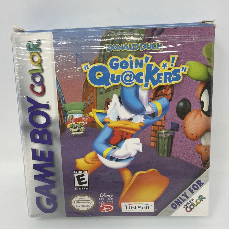 Disney's Donald Duck: Goin' Quackers (Nintendo Game Boy Color, 2000) W ...