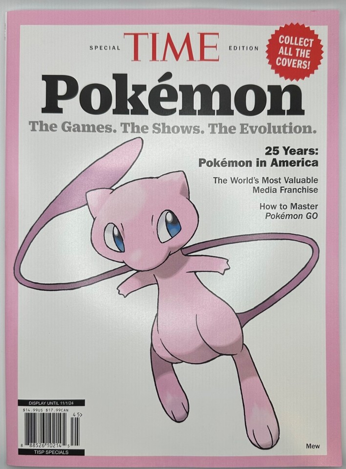 Pokemon x Time Magazine Set - Pick & Choose NEW Gengar Mew Pikachu ...