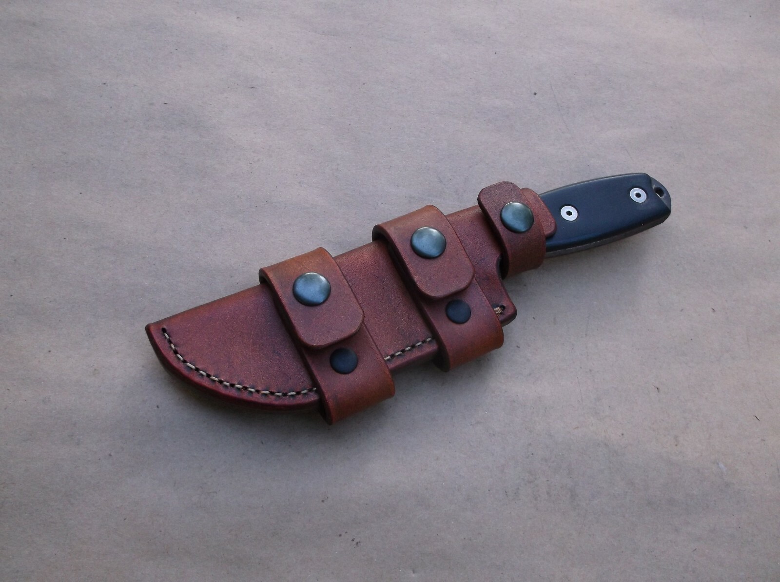 ESEE 4 BECKER BK16 BK17 CUSTOM LEATHER SHEATH (SHEATH ONLY) !READ ...