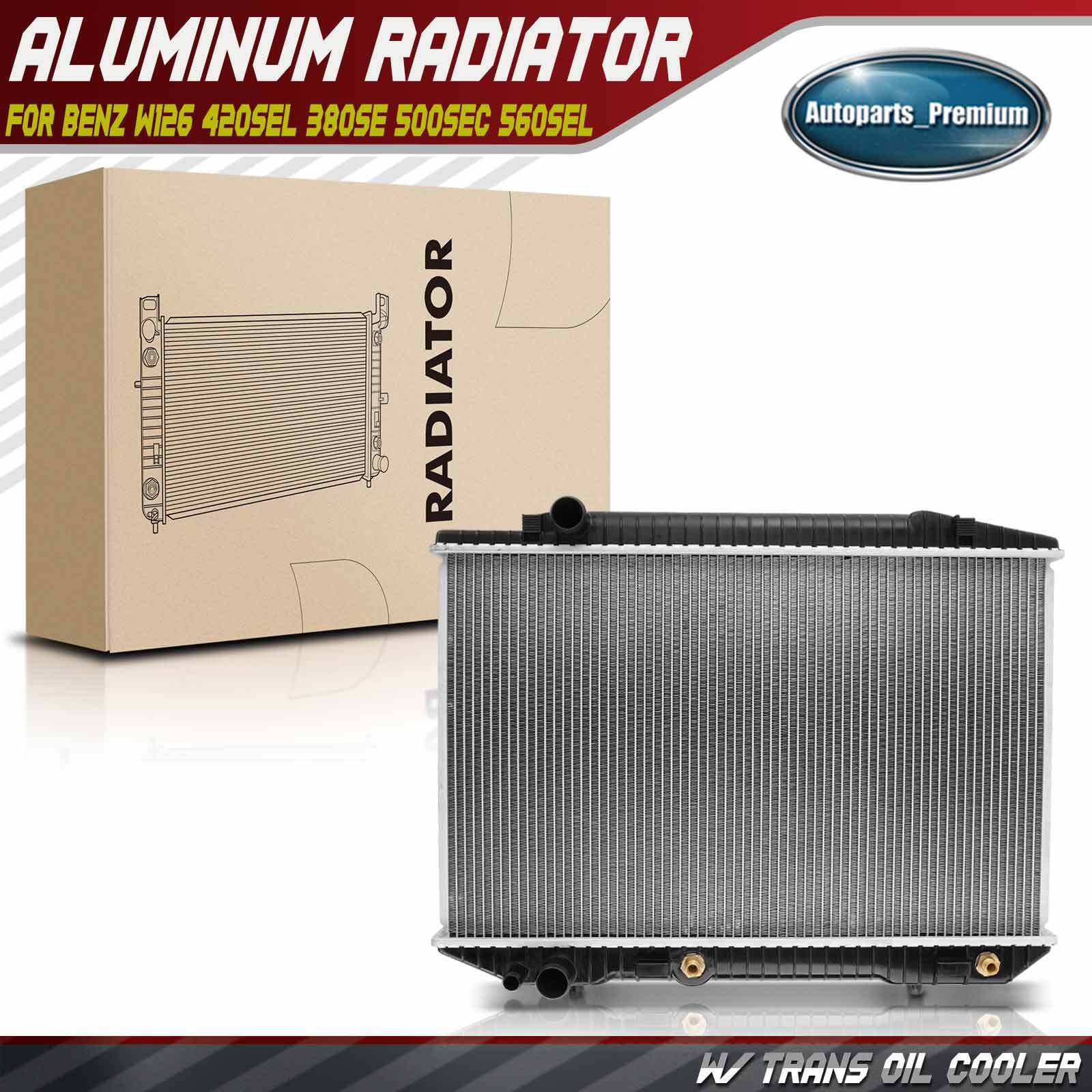 Radiator with Oil Cooler for Mercedes-Benz W126 420SEL 86-91 380SE ...