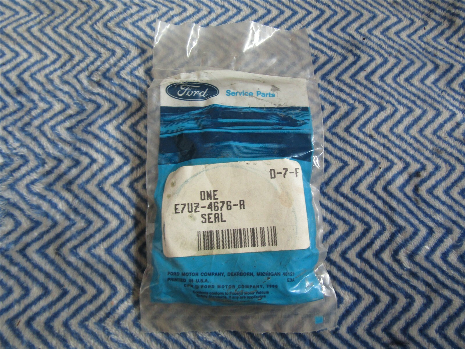 NOS FORD HARDWARE SEAL PART NUMBER E7UZ-4676-A | eBay