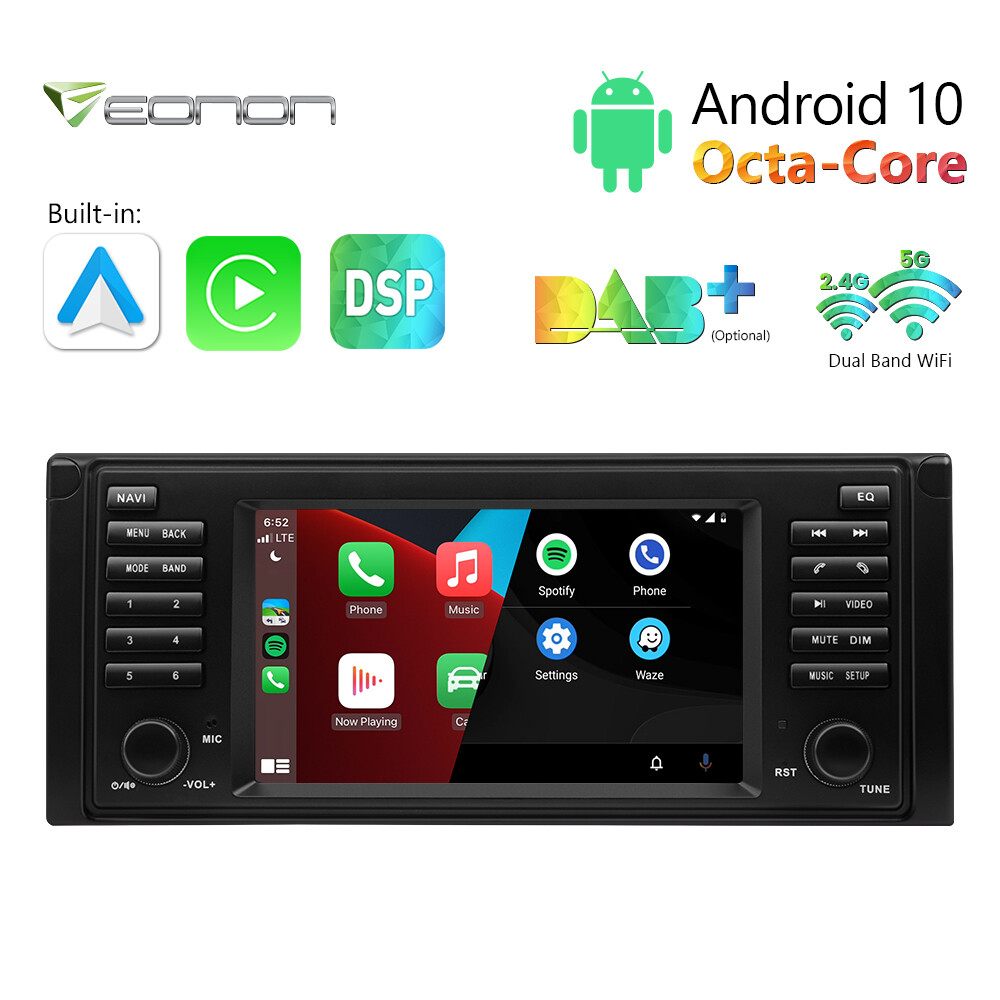 Eonon Android 10 8Core Head Unit Car GPS Sat Nav Radio Apple CarPlay ...