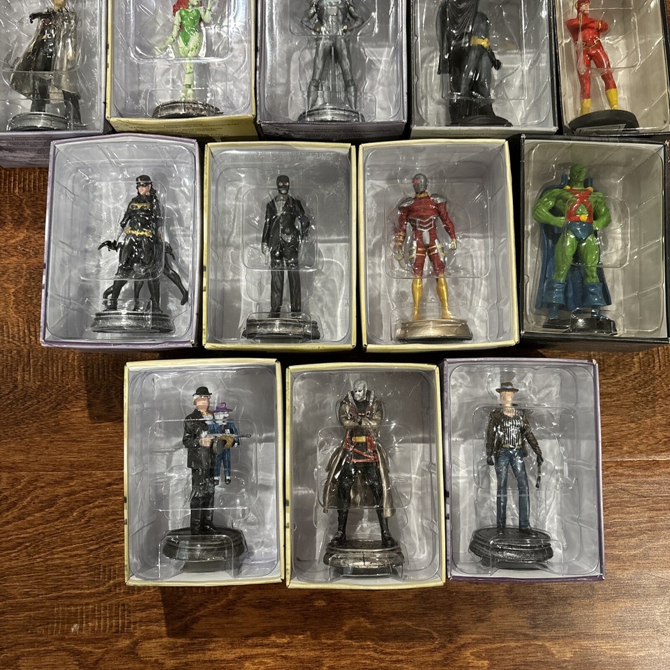 Eaglemoss DC Comics Chess Pieces Mixed Lot Of 21 + 1 Marvel Piece New ...