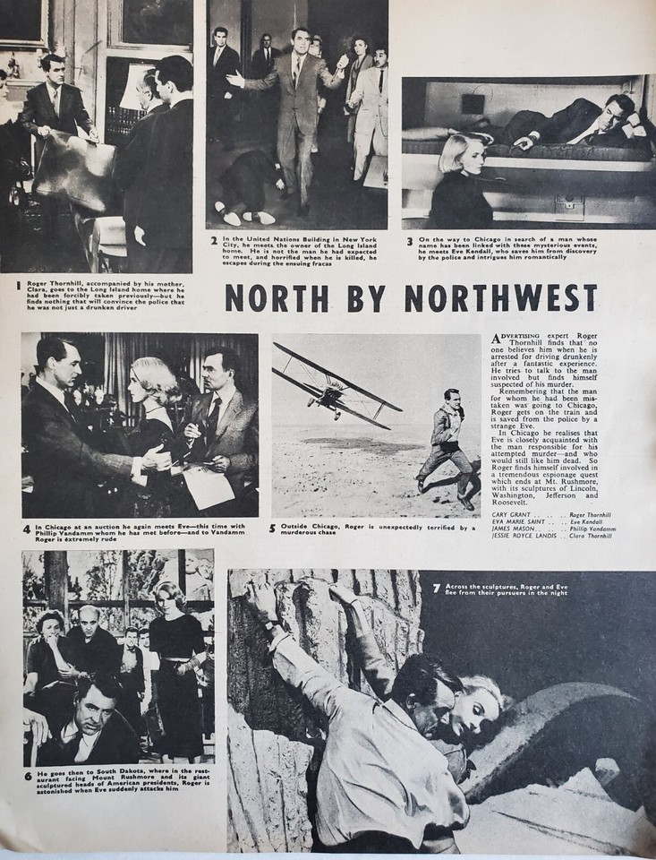 PICTURE SHOW 28 NOV 1959 - NORTH BY NORTHWEST, EXPRESSO BONGO, BEN HUR ...