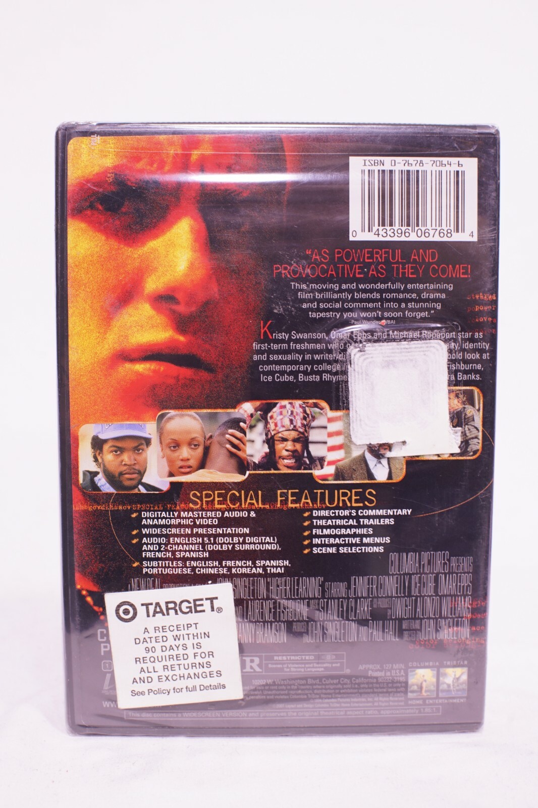 BRAND NEW SEALED - Higher Learning(DVD 1995)Omar Epps Ice Cube Jennifer ...