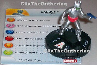 BADOON #014A Guardians of the Galaxy Marvel HeroClix | eBay