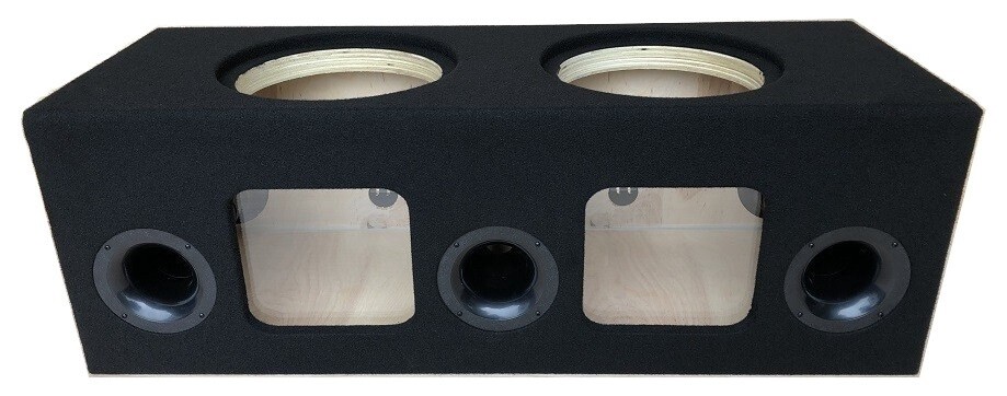 Custom Ported Subwoofer Box Enclosure for 2 12" Rockford Fosgate T1 ...