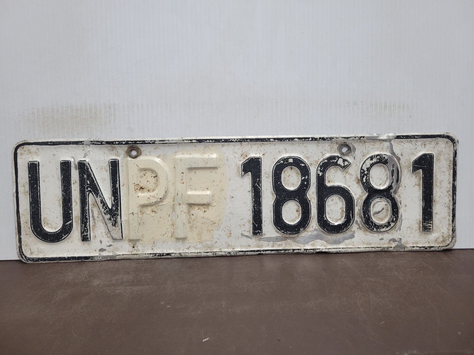 1990s Bosnia UN License Plate Tag | eBay