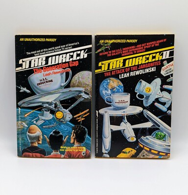 Star Wreck 1 & 2, lot of 2 books by Leah Rewolinski (PB) Star Trek ...