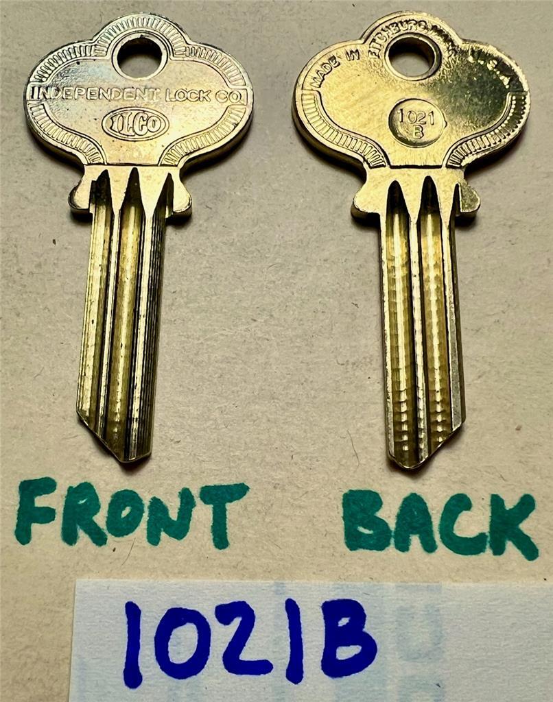 lot of 10 Vintage 1970s 1980s NOS ILCO 1021B key blanks new old stock ...