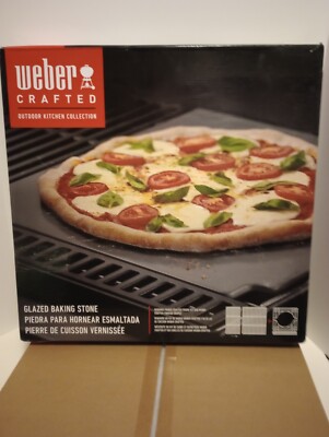 Weber 7671 Crafted Glazed Baking Stone - Pizza | eBay