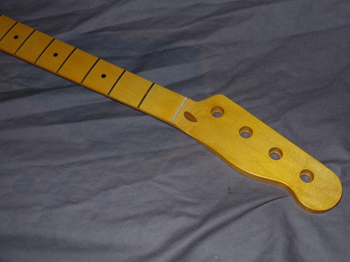 NOS Maple Allparts Jumbo Fret Neck will fit Telecaster Bass P T & Jazz ...