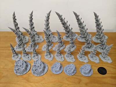 Tyranid Spires - 27 PIECE - Terrain Scenery - MEGABundle - Warhammer ...