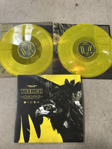 RARE! 2018 Twenty One Pilots TRENCH Vinyl YELLOW Variant Translucent | eBay