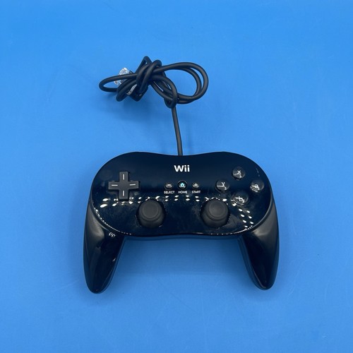 Official Nintendo Wii Pro Controller Classic Black or White RVL-005 OEM ...