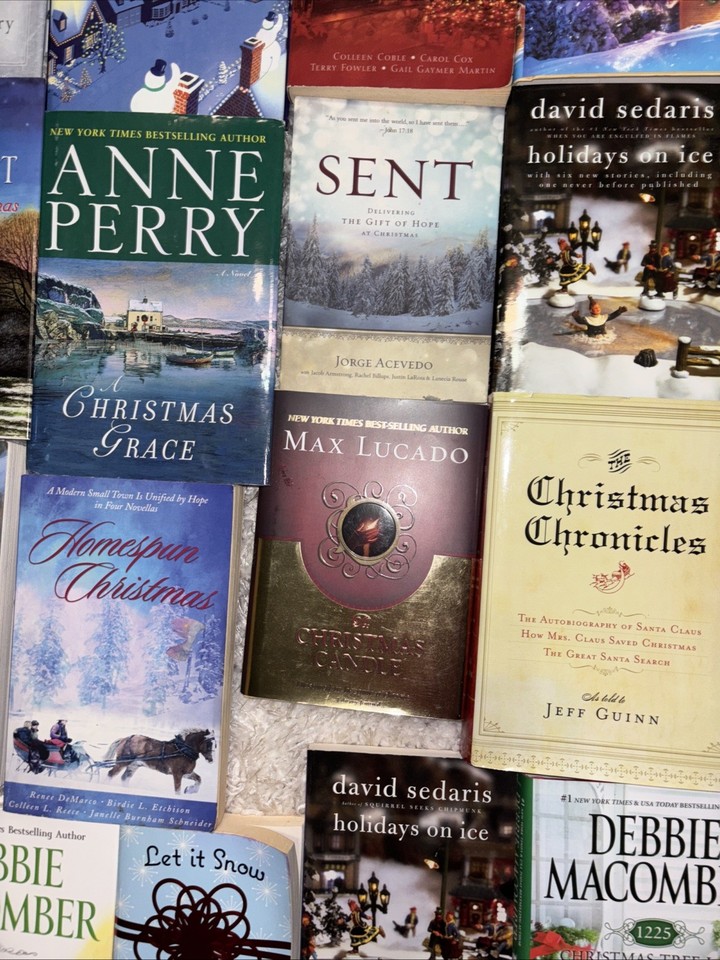 Huge Lot Of 33 Christmas Theme Books Mostly Hardcover VG Condition ...