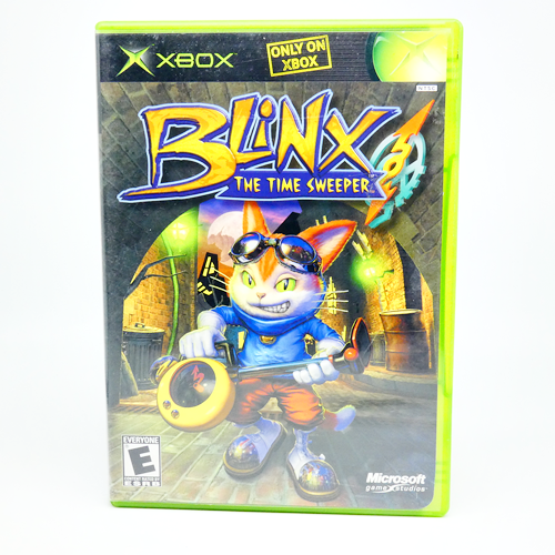 Blinx: The Time Sweeper (Microsoft Xbox, 2002) Complete W/Manual Great ...