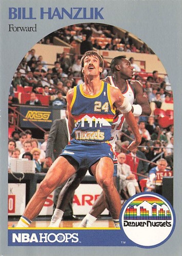 1990 Hoops #95 Bill Hanzlik Denver Nuggets | eBay