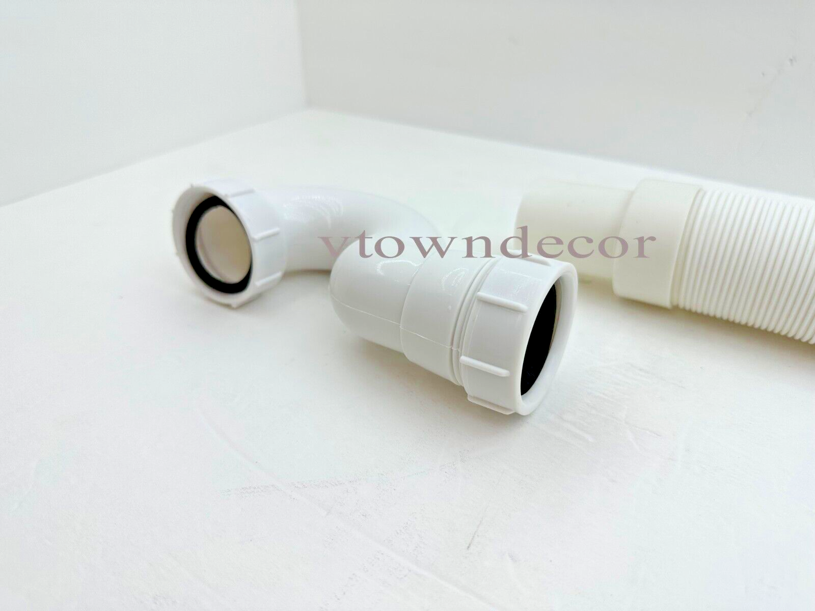 P-Trap for Pedicure Massage Spa Chair PVC 1-3/4" and 1-1/2" Flexible ...