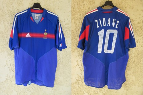 Maillot Equipe de FRANCE EURO 2004 ADIDAS shirt trikot vintage camiseta ...