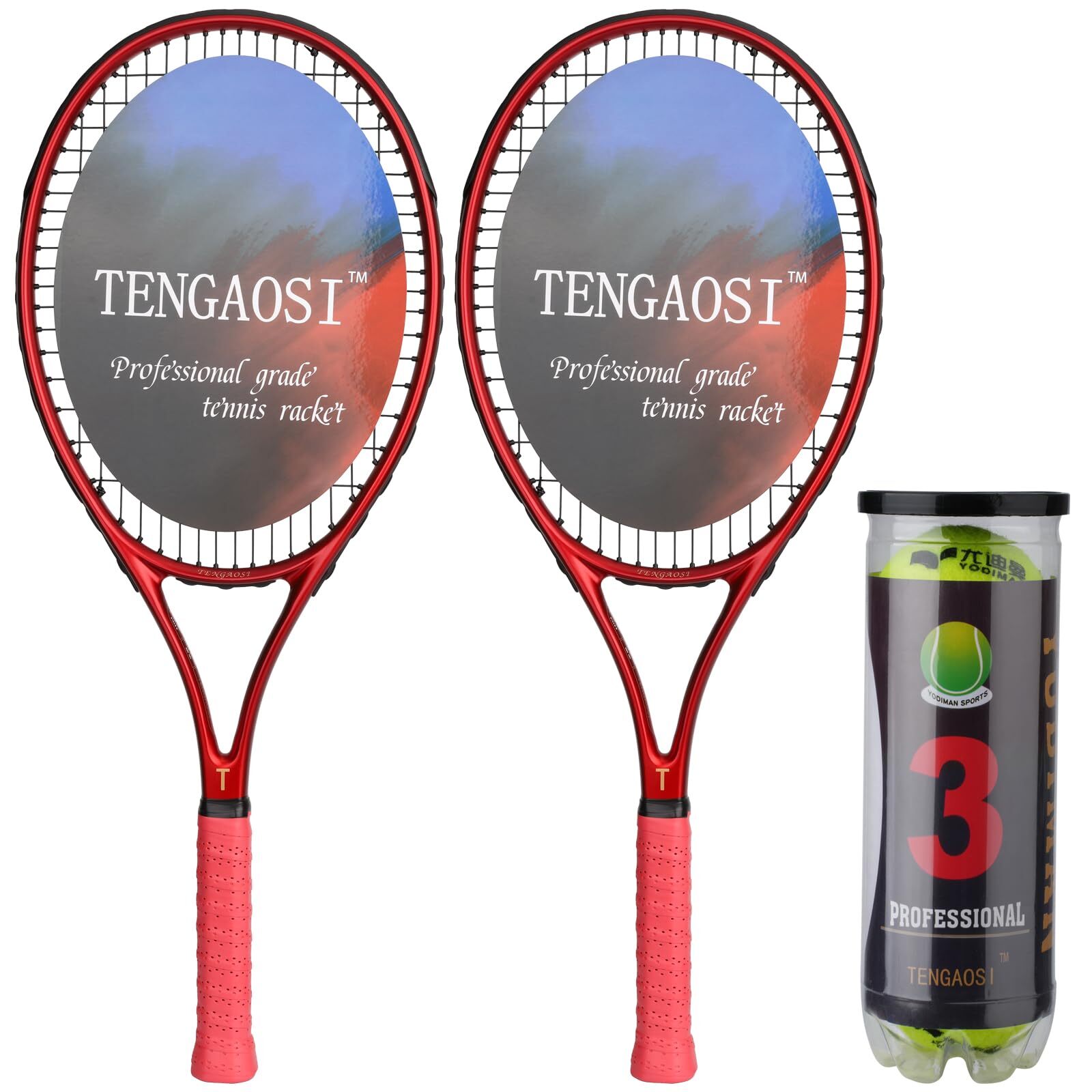 Adult 2 Player Tennis Racket Perfect for Beginner and Professional ...