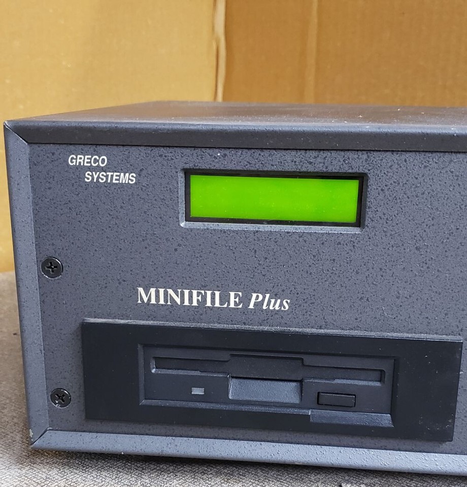 Greco Systems MPS2PM05 CNC Minifile Plus, 3.5" floppy drive, powers on ...