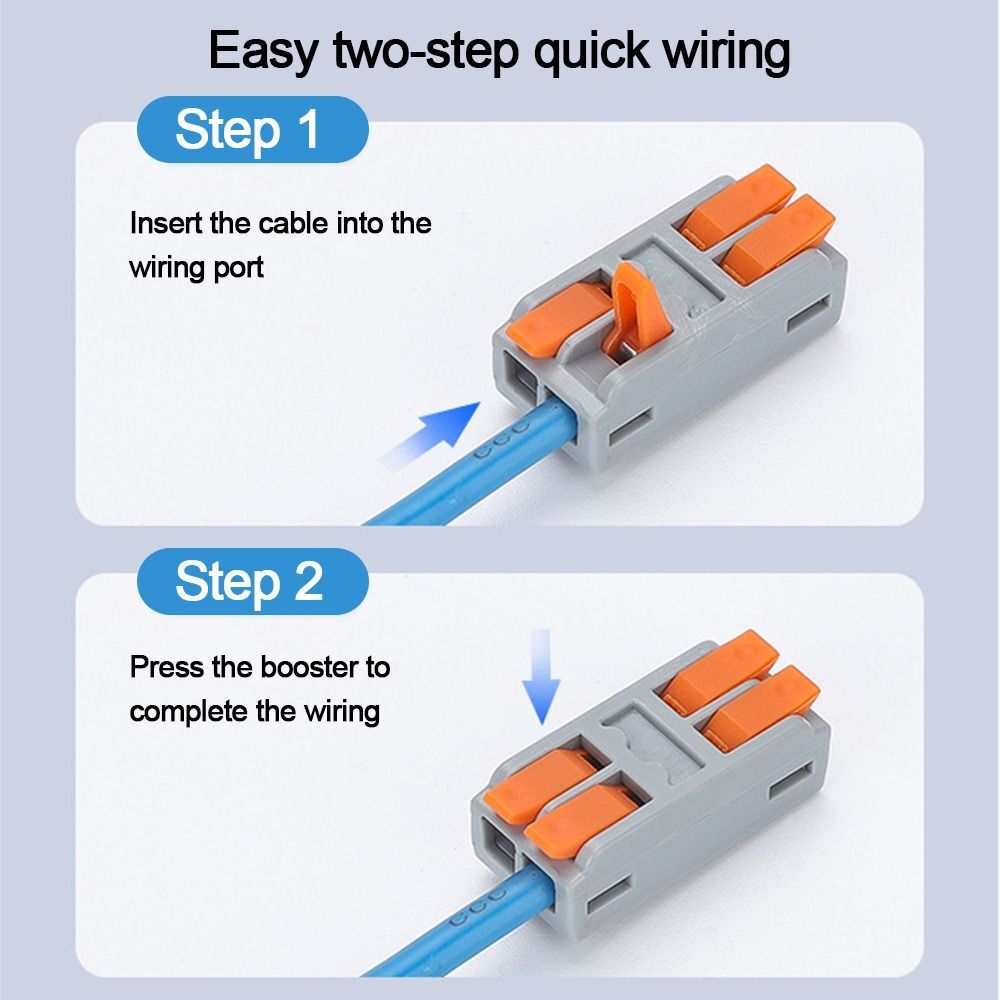 Universal Quick Terminal Block Compact Splice Electrical Connectors ...