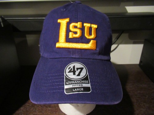 LSU Tigers Baseball Fitted hat men's Large new with tags Free Ship | eBay