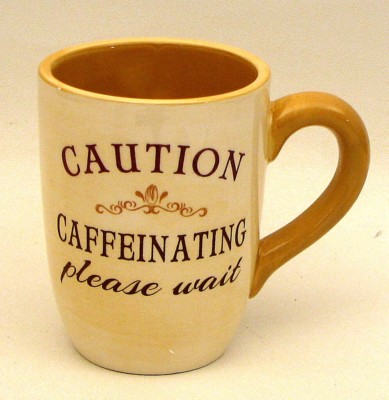 "Caution Caffeinating Please Wait" Funny Ceramic Coffee Mug Cup | eBay