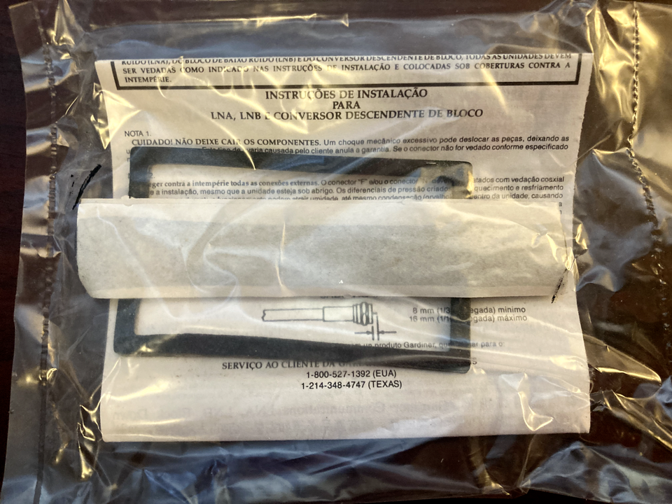 Gardiner LNB C95-45 C Band 65dB 5150 MHz LO 3.7-4.2GHz Input 950 ...