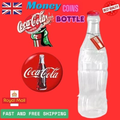 Giant Coca Cola Money Bottle 1-2 FT Plastic Bottle Saving Coin Piggy ...