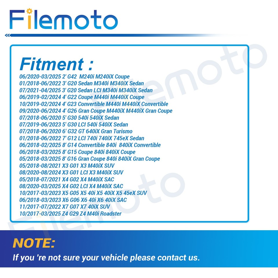 Engine Heat management module for BMW G20 M340i G30 540i G01 X3 ...